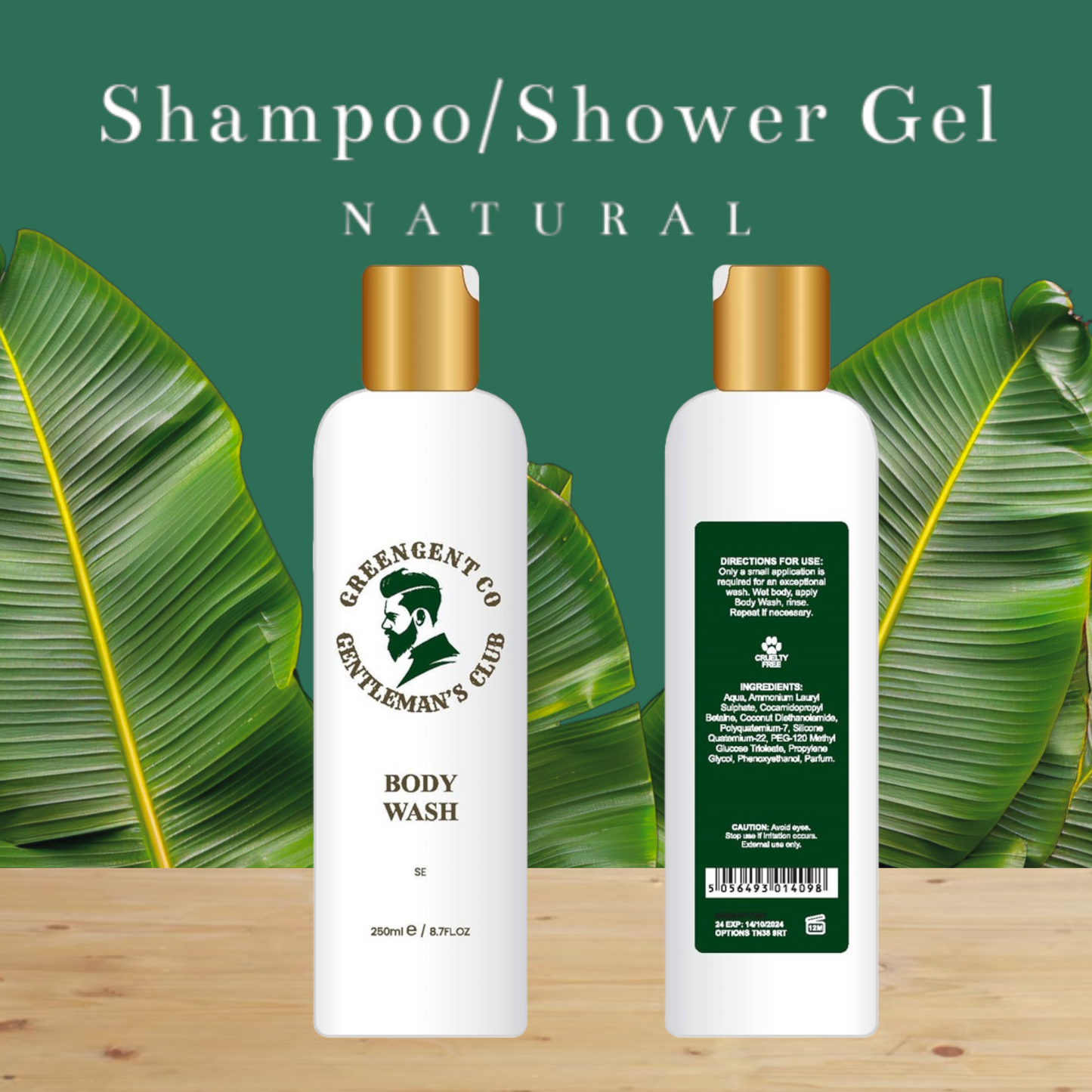 Shampoo (Heritage & Prestige Scent) – GreenGent Co